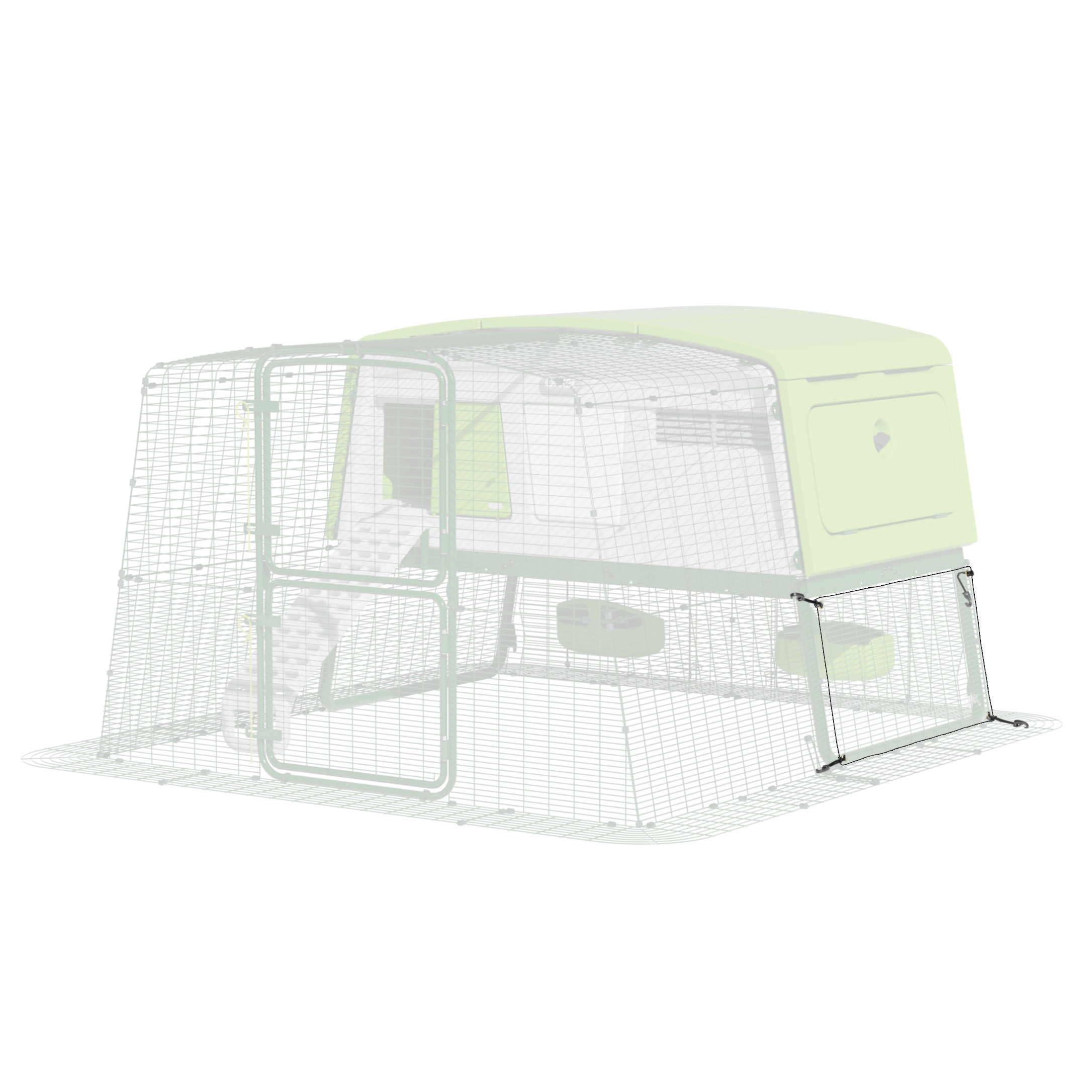 Gennemsigtig presenning til Eglu Pro - Vind | Omlet