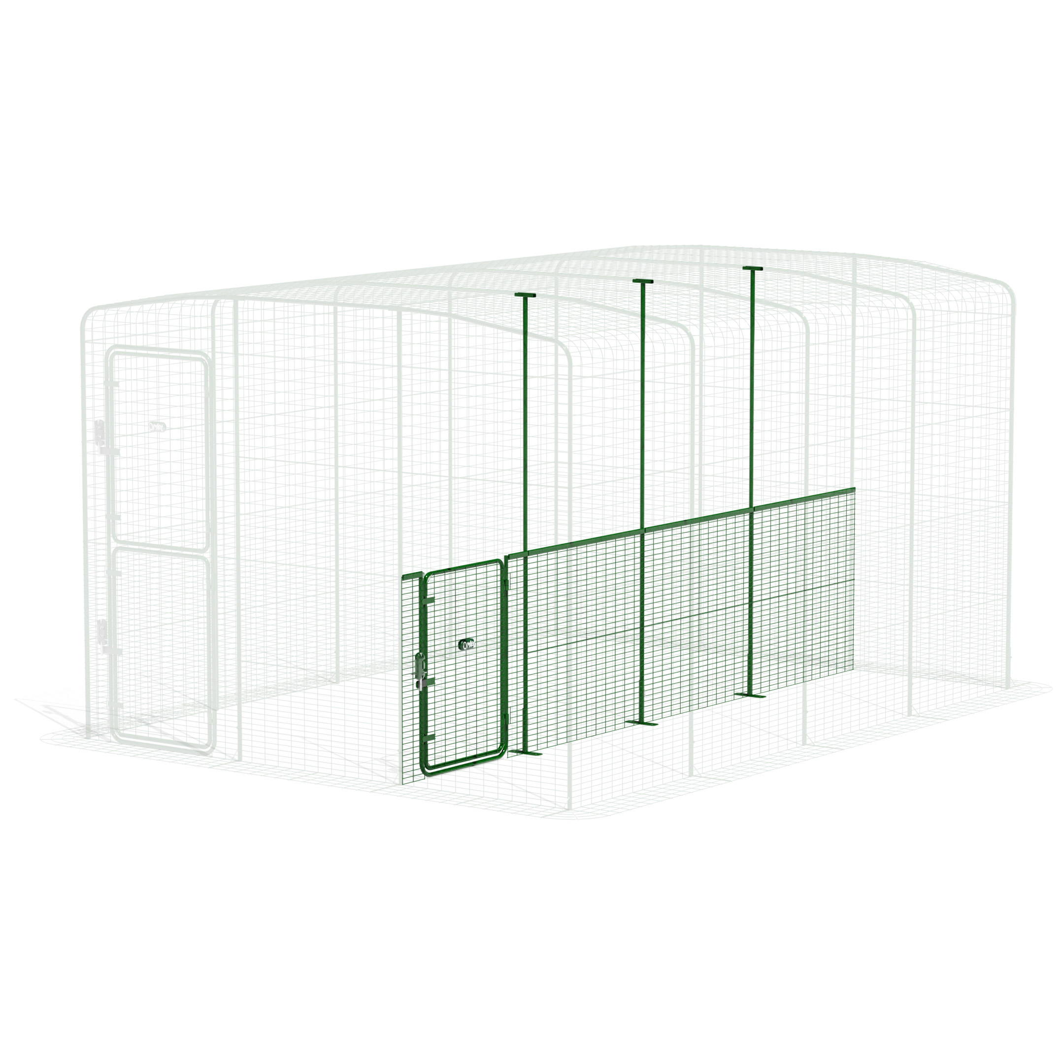 Catio Outdoor Cat Enclosure Partition Low - 4 Panels | Omlet