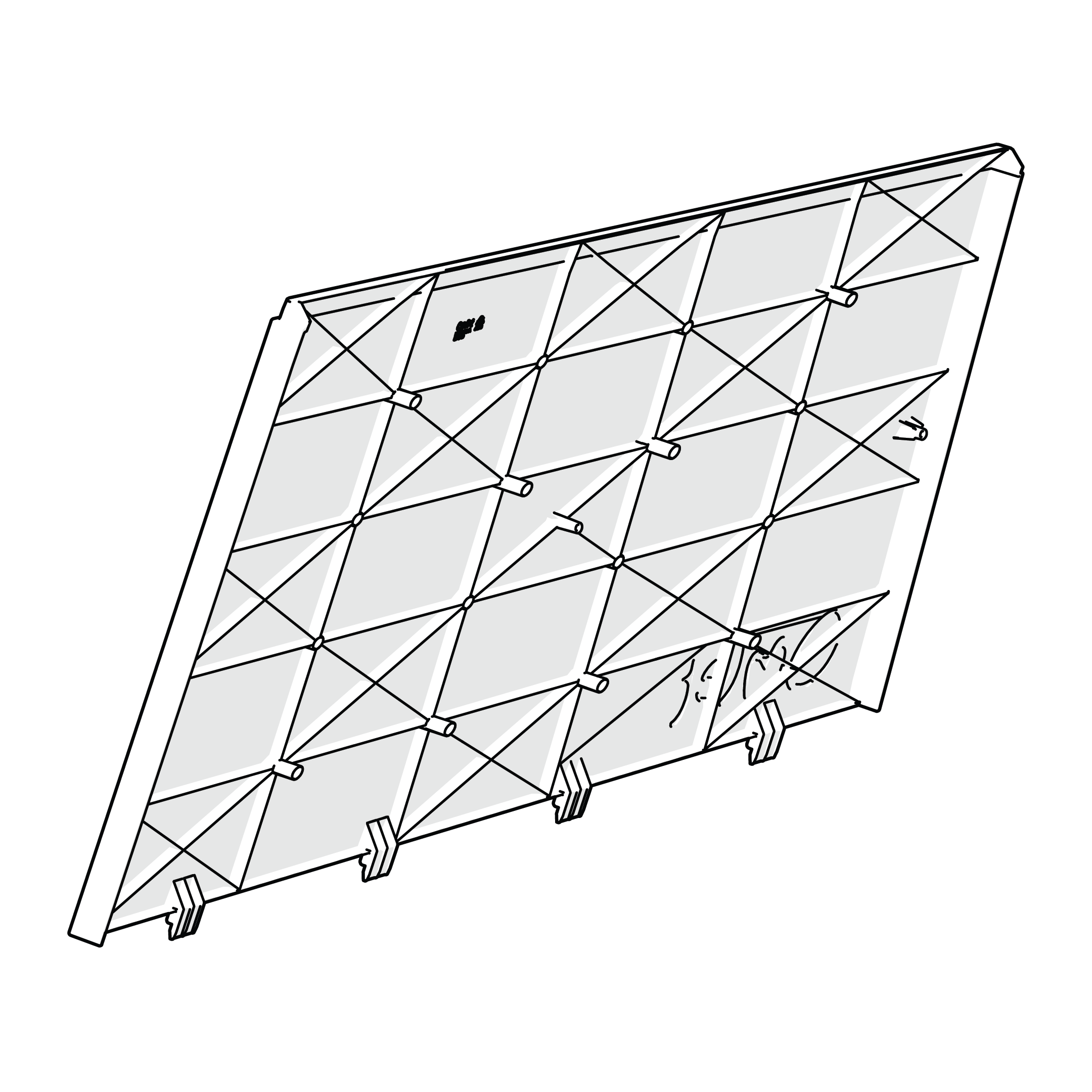 Eglu Go & Eglu Go UP Side Panel Outer Right - Leaf Green | Omlet