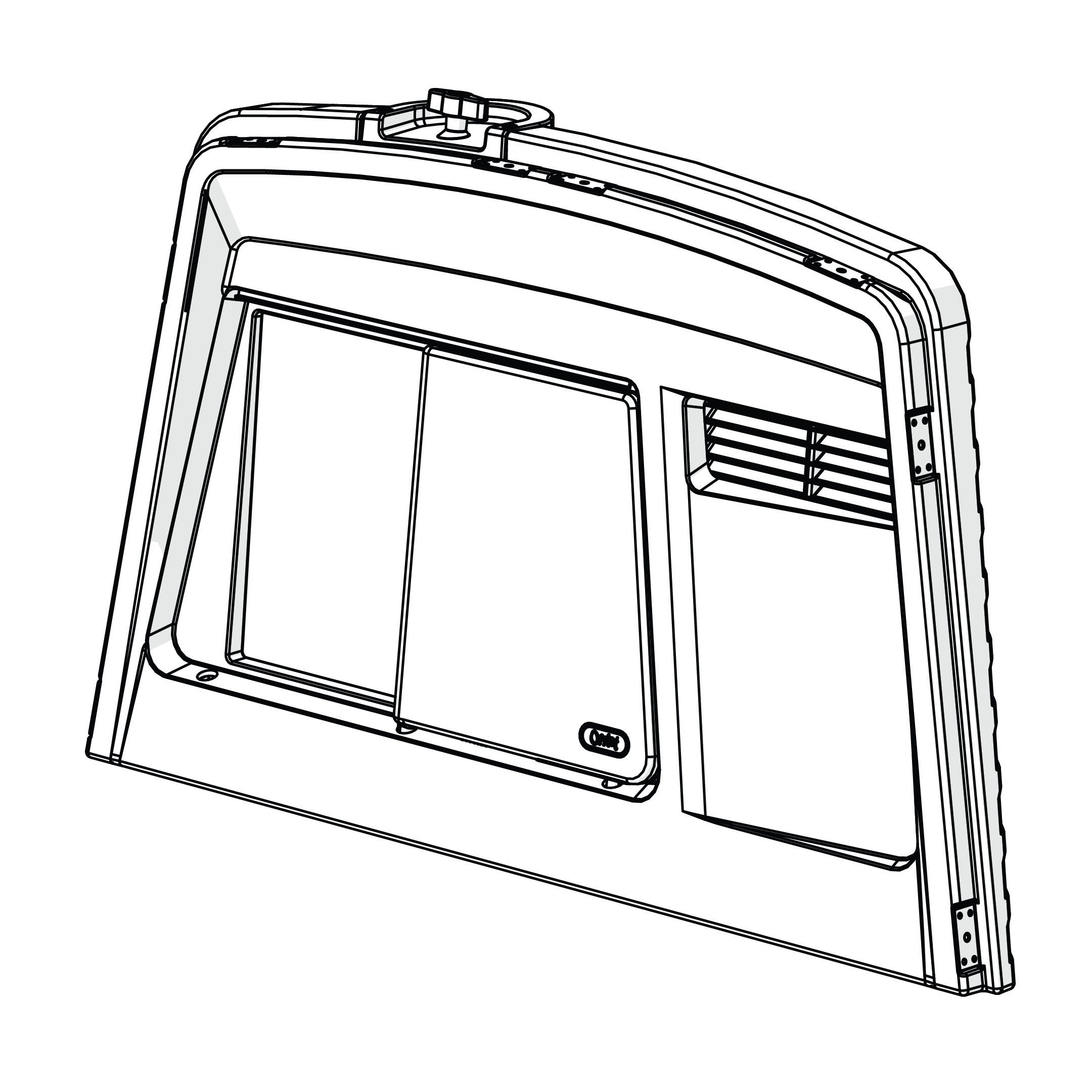 Write Review | Eglu Cube Mk2 Front Panel Assembly - Green | Omlet