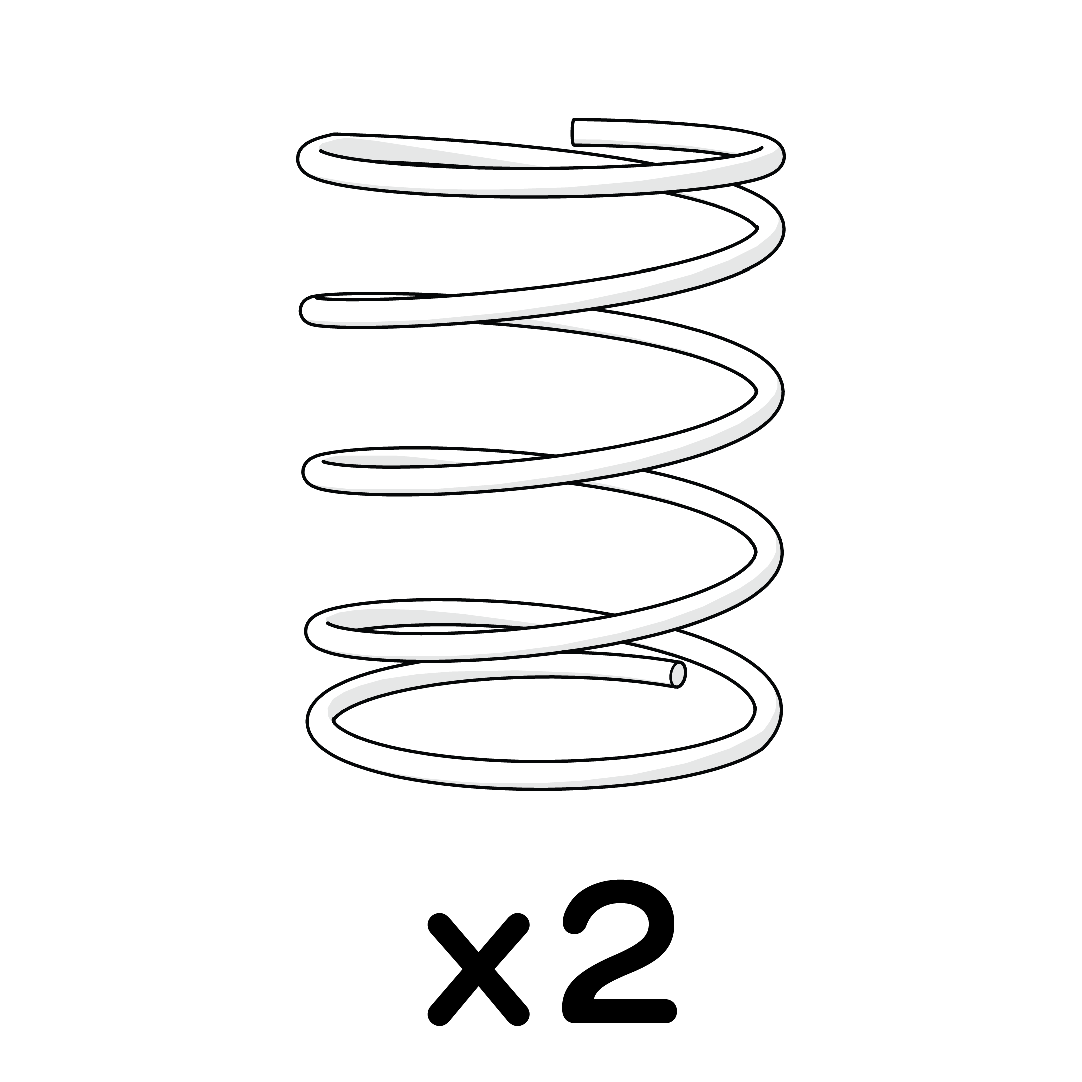 Autodoor Spring OD 16mm FL 20mm - Pack Of 2 | Omlet