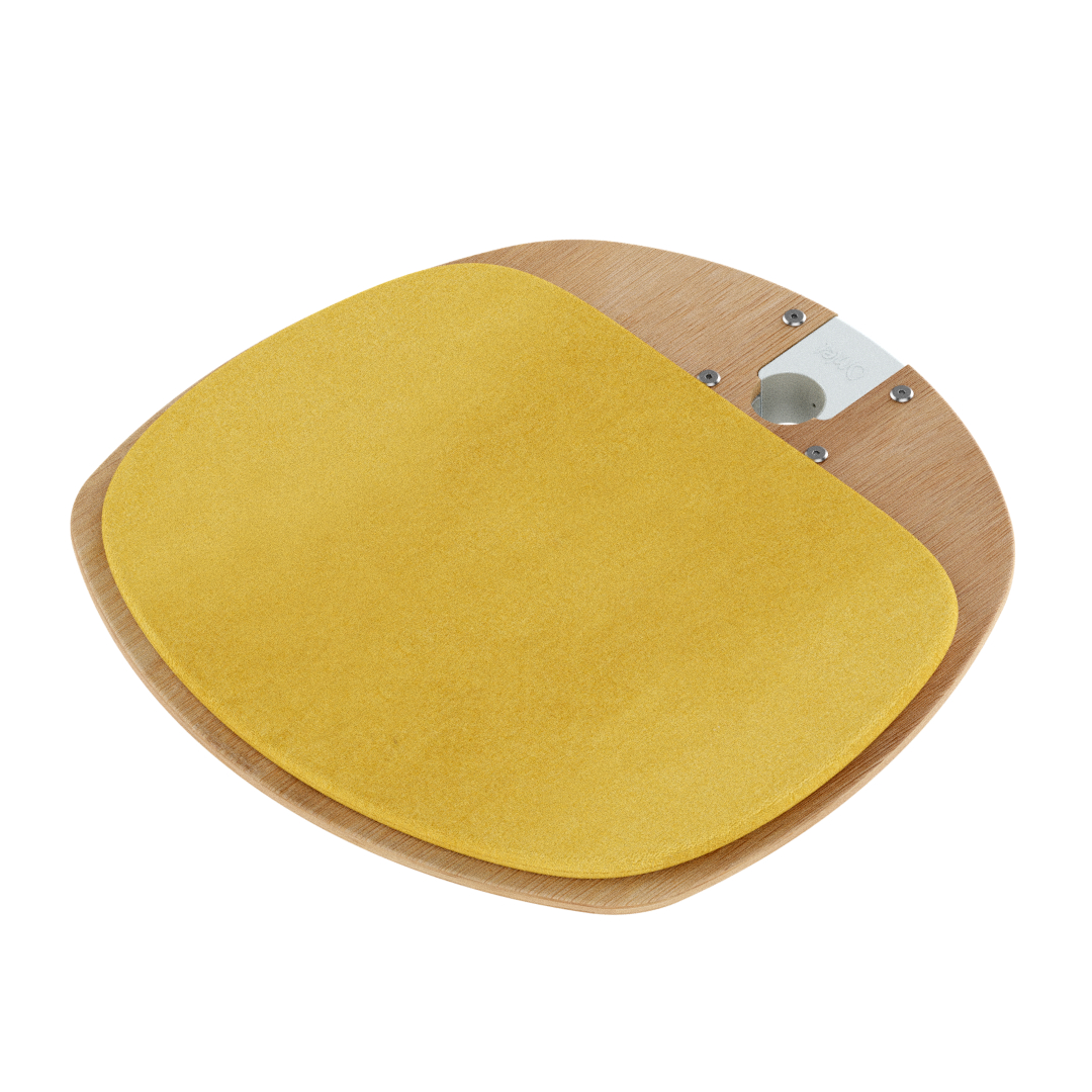 Freestyle - Bamboo Platform with Woven Yellow Cushion (includes bracket ...